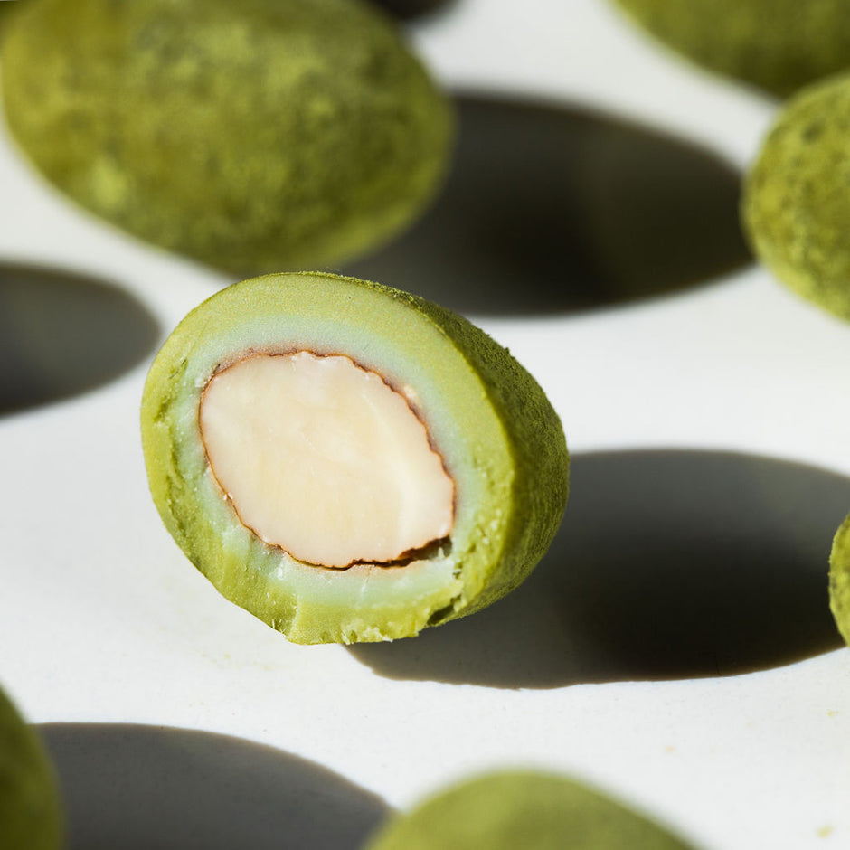 Matcha Dragee | Materia - Matcha-Infused Chocolate Treat