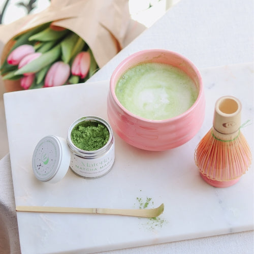 Matcha Pink Set | Materia - Ceremonial Matcha Tea Gift Set